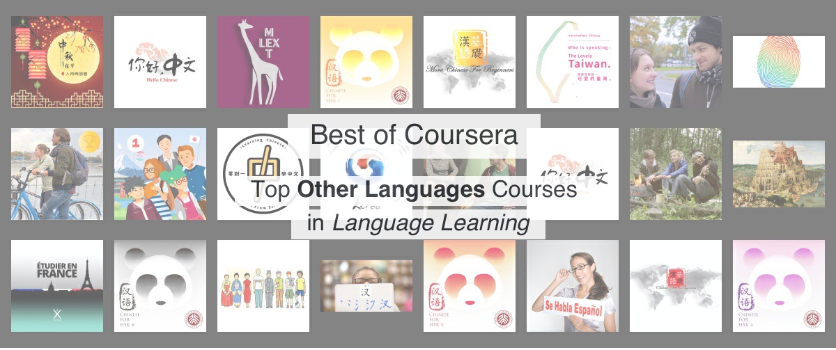 Top 31 Coursera Other Languages courses by Reddit Upvotes | Reddsera