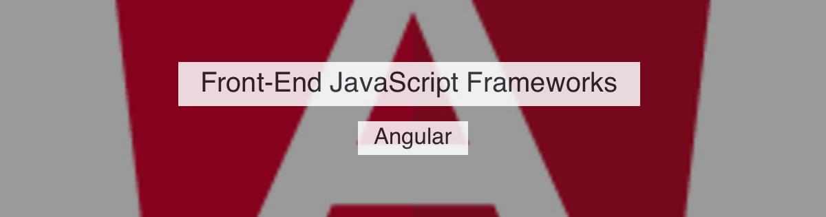 Reddit comments on "Front-End JavaScript Frameworks" Coursera course | Reddsera