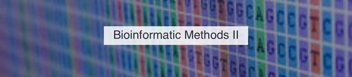 Reddit Comments On Bioinformatic Methods Ii Coursera Course Reddsera