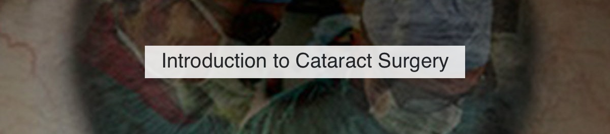 Reddit Comments On Introduction To Cataract Surgery Coursera Course