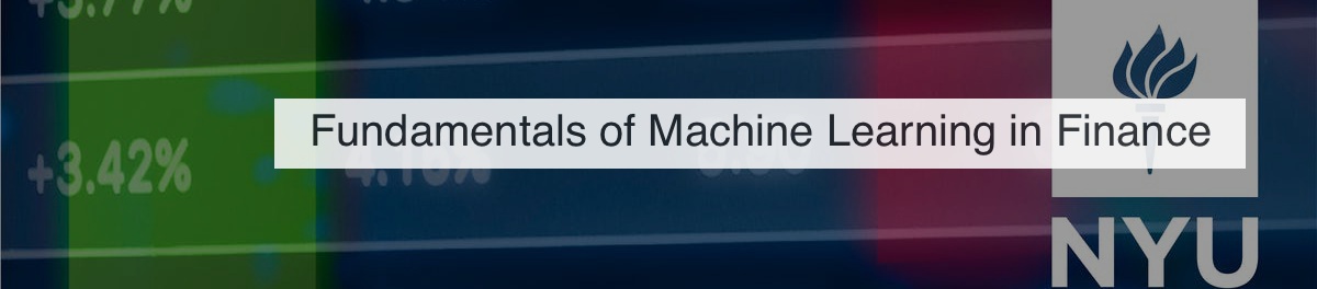 Reddit comments on "Fundamentals of Machine Learning in Finance" Coursera course | Reddsera