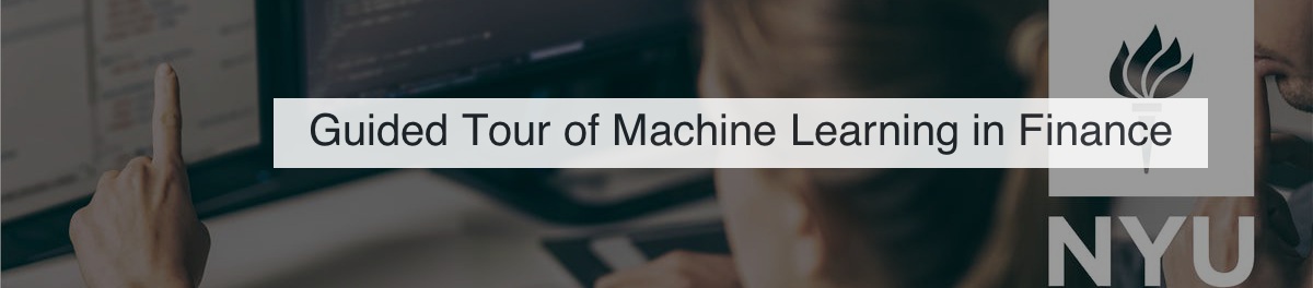 Reddit comments on "Guided Tour of Machine Learning in Finance" Coursera course | Reddsera