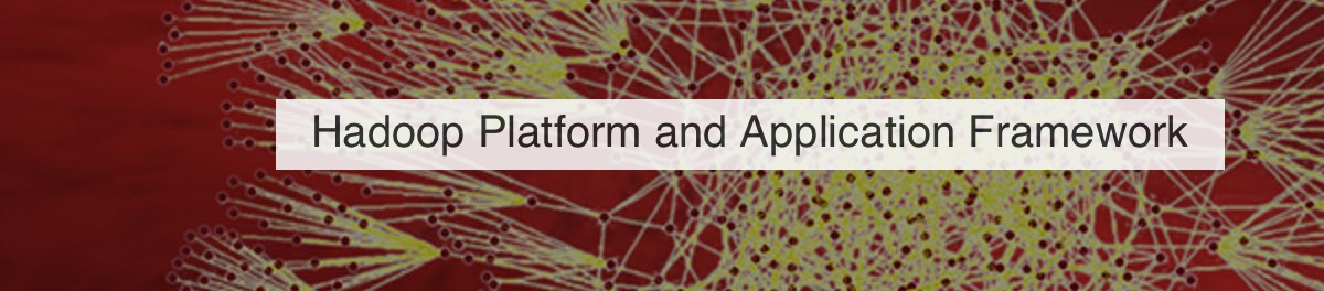 Reddit comments on "Hadoop Platform and Application Framework" Coursera course | Reddsera