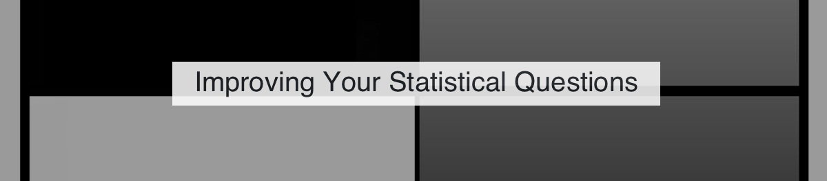 Reddit comments on "Improving Your Statistical Questions" Coursera course | Reddsera