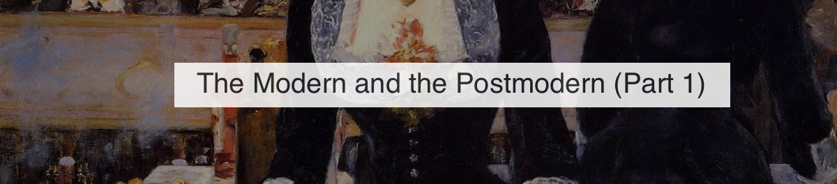 Reddit comments on "The Modern and the Postmodern (Part 1)" Coursera course | Reddsera