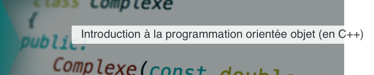 Reddit comments on "Introduction à la programmation orientée objet (en C++)" Coursera course ...