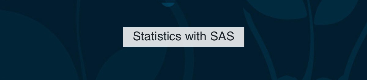 Reddit comments on "Statistics with SAS" Coursera course | Reddsera
