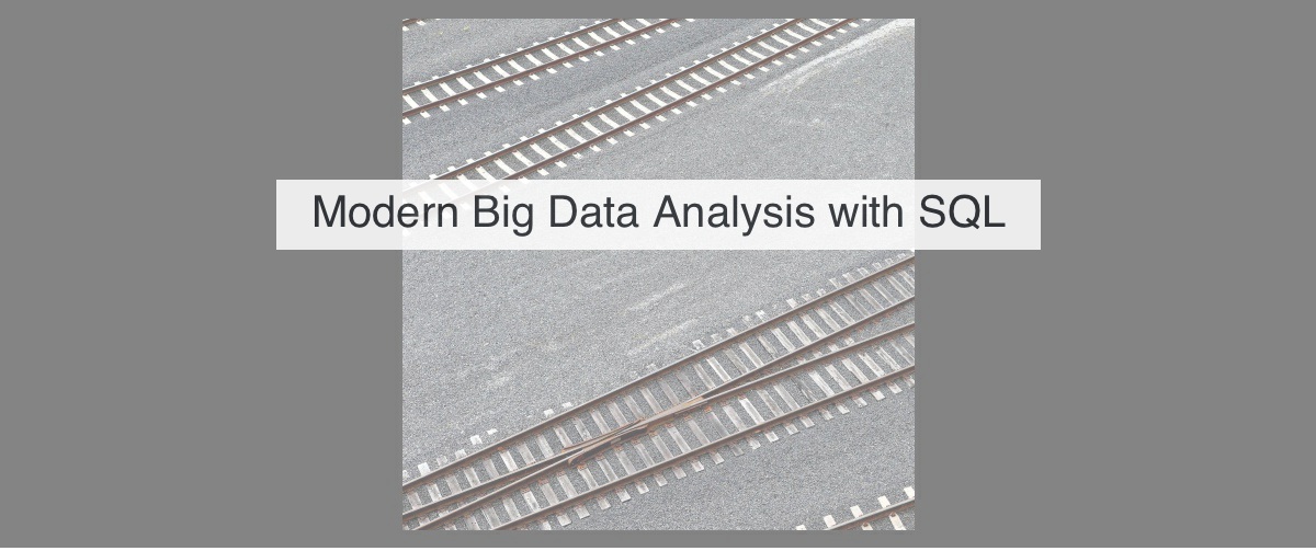 Reddit Comments On Modern Big Data Analysis With Sql Coursera Course Reddsera