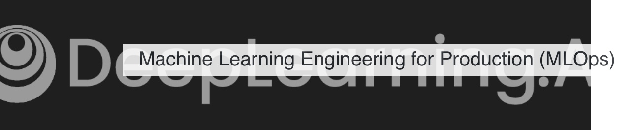 Reddit comments on "Machine Learning Engineering for Production (MLOps ...