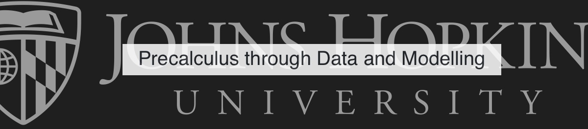 Reddit comments on "Precalculus through Data and Modelling" Coursera course | Reddsera